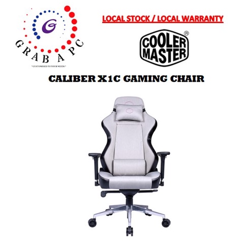 COOLER MASTER CALIBER X1C GAMING CHAIR WITH COOL-IN TECH (CMI-GCX1C-GY ...