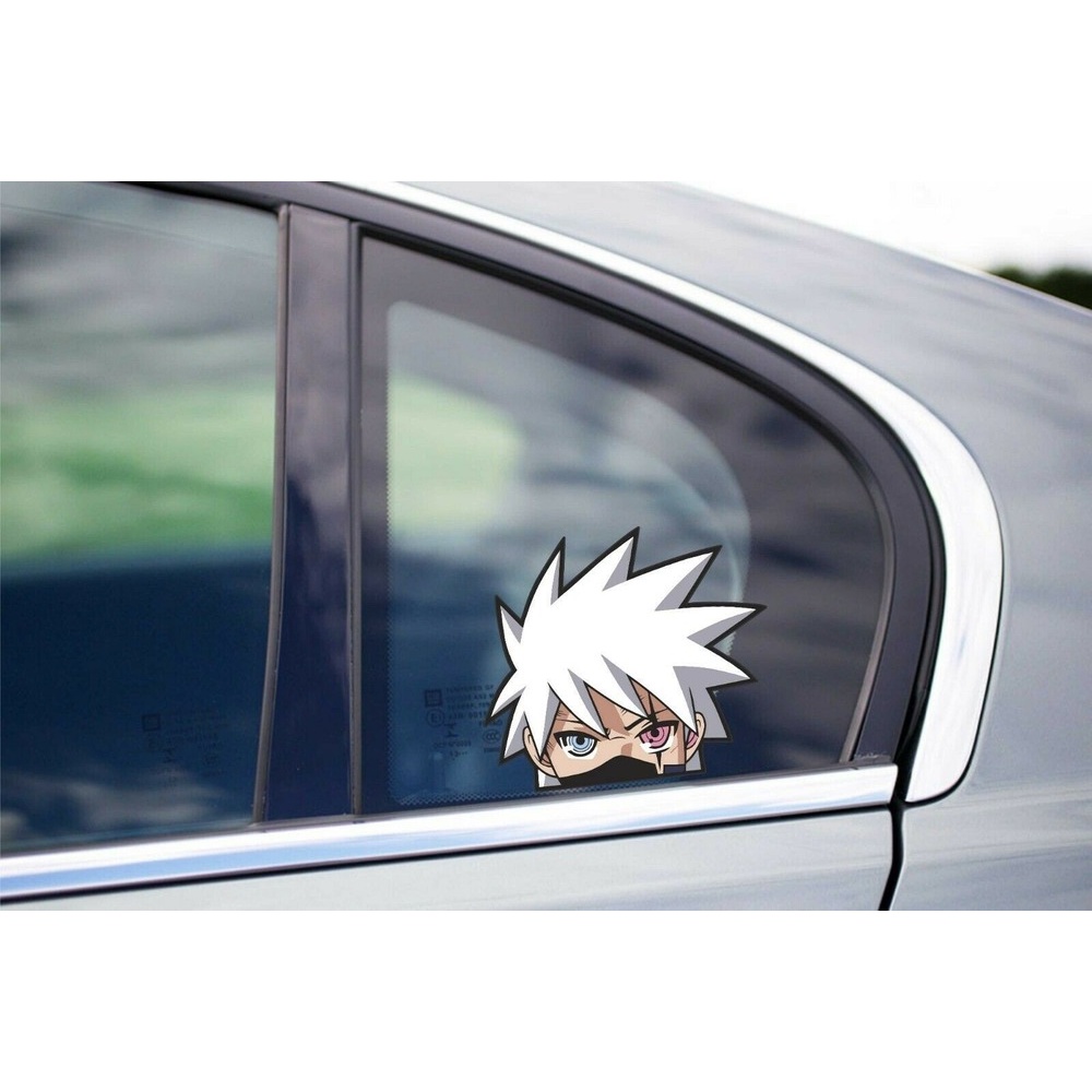 x2 Kakashi Hatake Peeker Peeking Window Vinyl Decal Anime Sticker ...