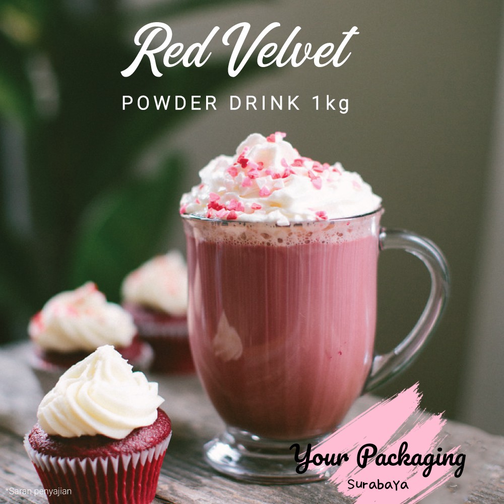 Red Velvet Powder 1kg/Red Velvet Powder 1kg/Redvelvet 1000gram/Red ...