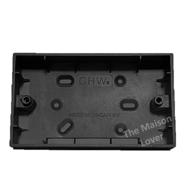 Legrand Galion Mallia Jovia Compatible Surface Mounting Box Black ...