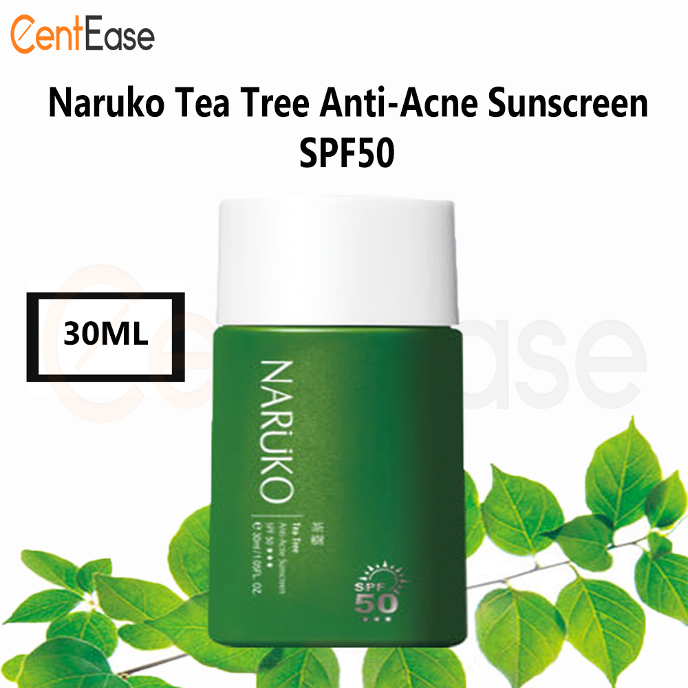 Naruko Tea Tree Anti-Acne Sunscreen SPF50 30ml - (Exp: April 2027 ...