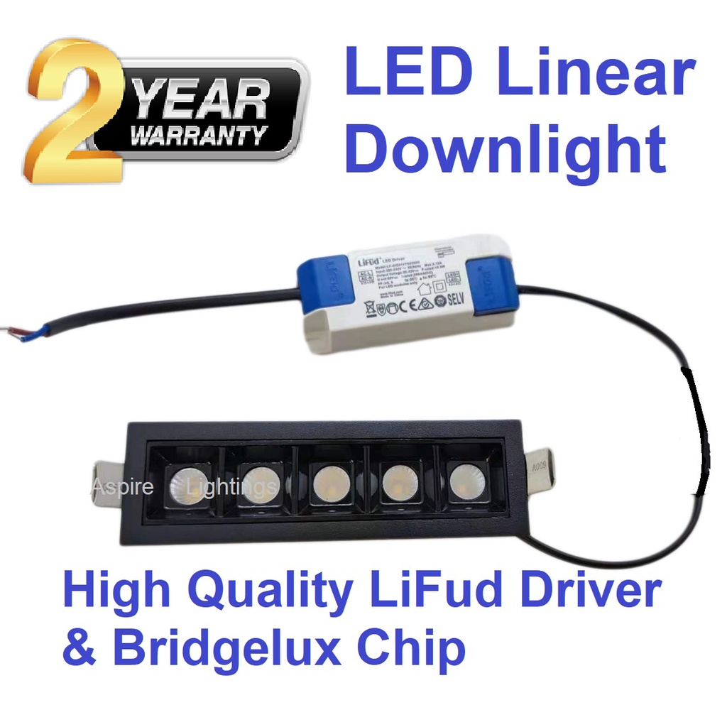 Down Light LED Downlight Slim Linear Spotlight False Ceiling Recessed ...