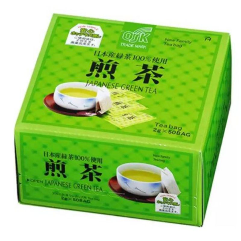 OSK Japanese Green Tea 50 Tea Bags | Shopee Singapore