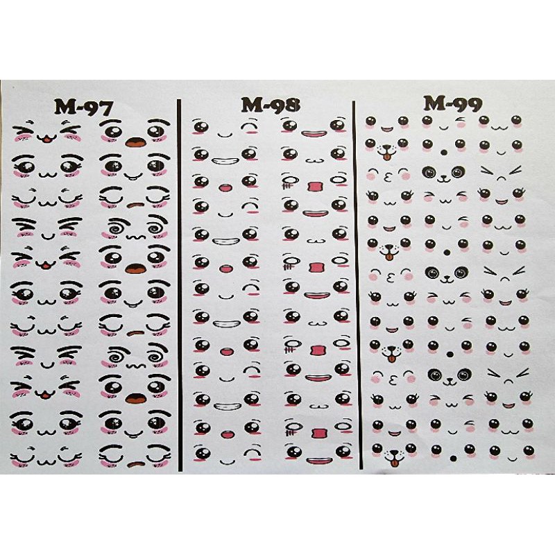 MATA Edible stamp / edible picture / food stickers / eyes / emoji ...