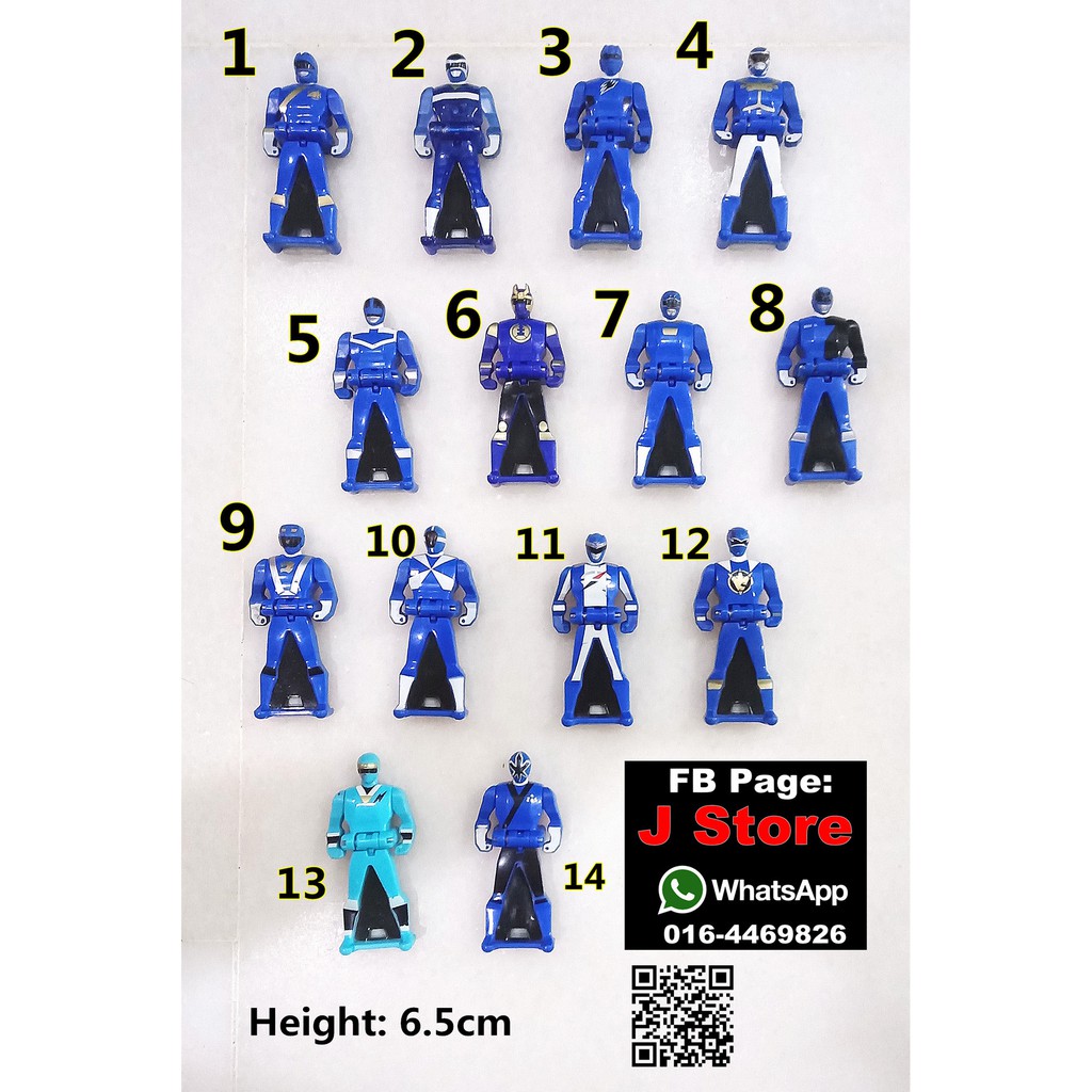 Power Rangers Blue Ranger key figure 2 ( J Store ) | Shopee Singapore