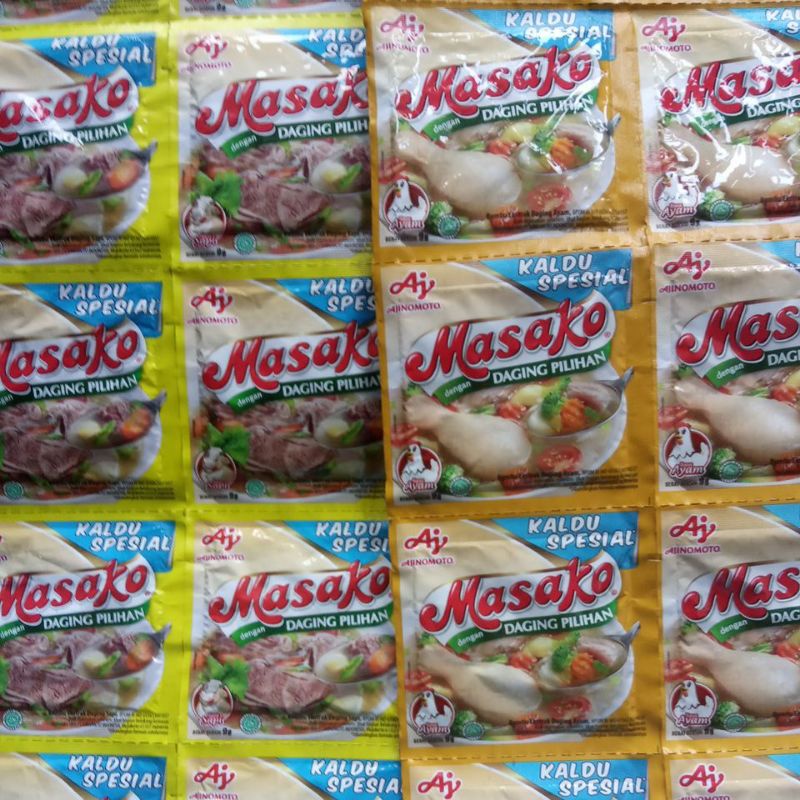 Masako Chicken/Beef sachet 9gram | Shopee Singapore
