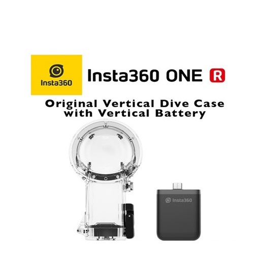 Insta360 One RS/R Dive Case - For 360 Lens Dive Case Only / with ...