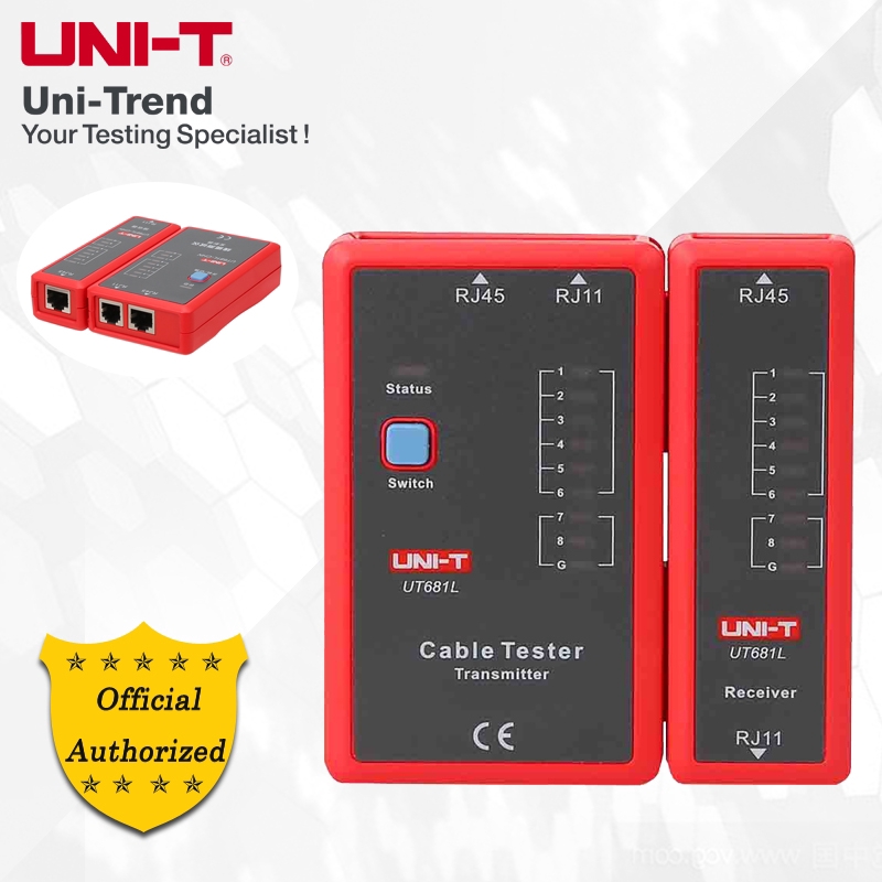 UNI-T UT681L UT681C UT681HDMI RJ45 RJ11 Cable LAN Tester Network Cable ...