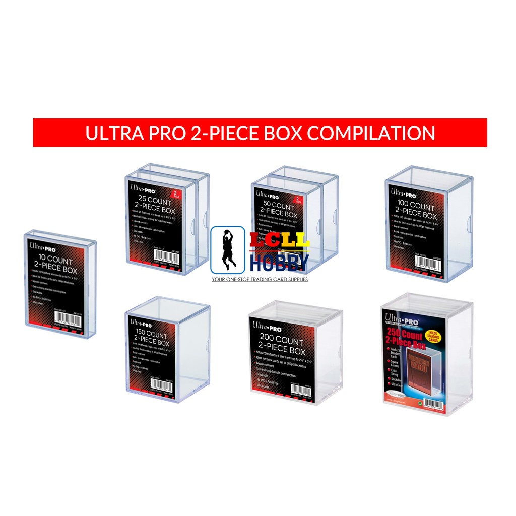 ULTRA PRO 2 PIECE BOX COMPILATION 10/25/50/100/150/200/250CT | Shopee ...