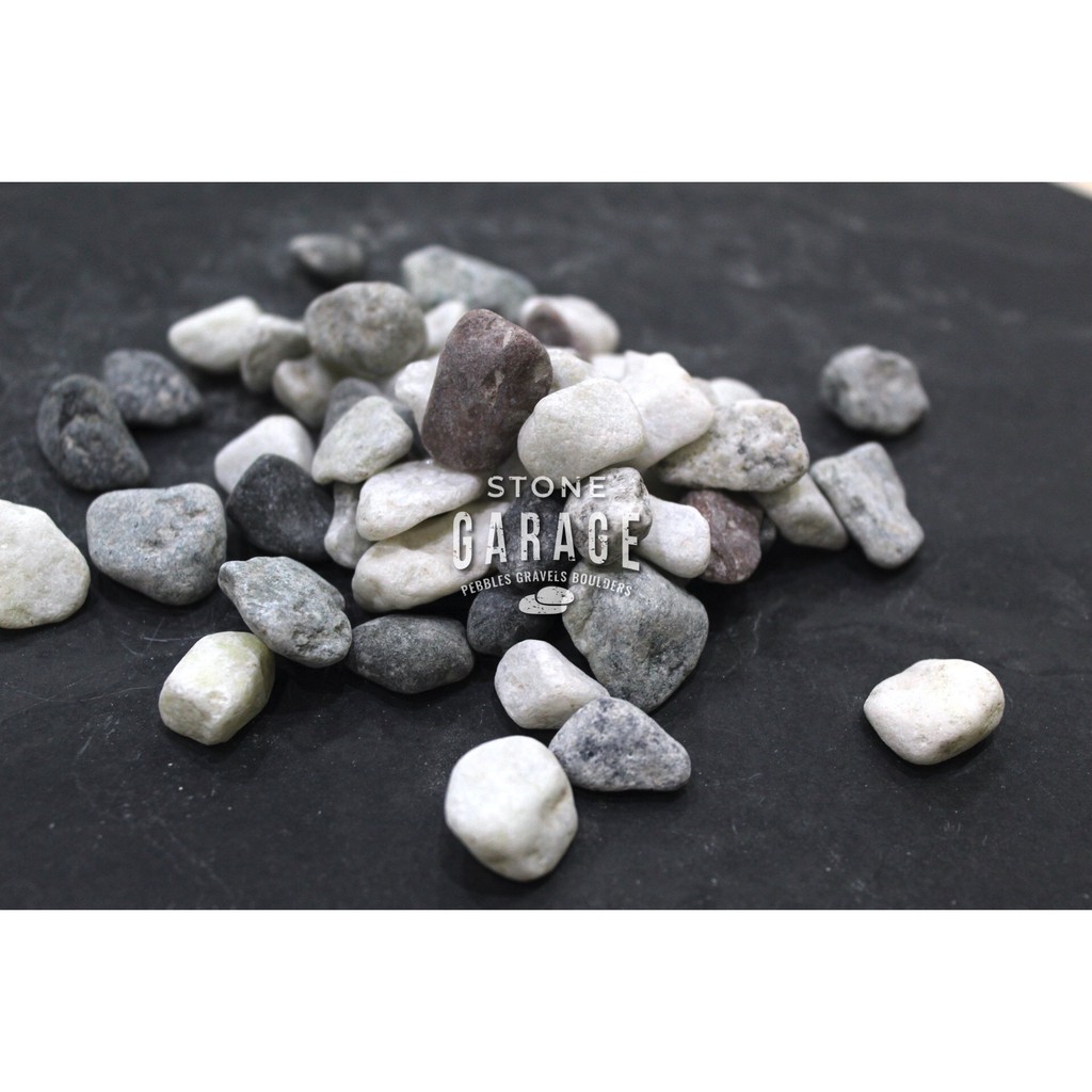 Multi Colour Tumbled Pebbles (4.8KG) | Shopee Singapore