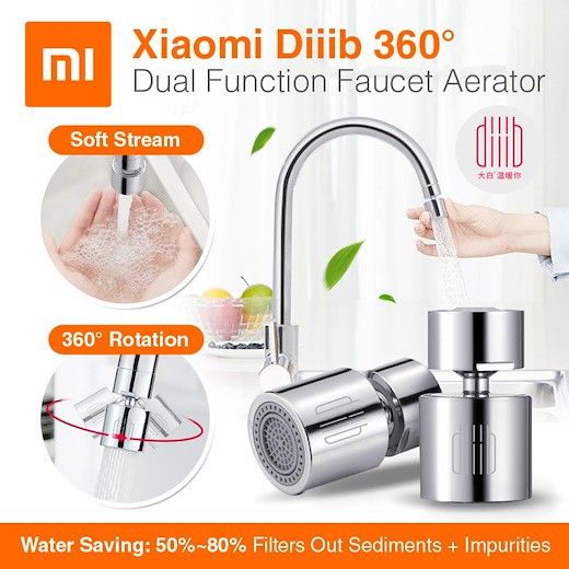 Xiaomi Diiib Kitchen Faucet Aerator Water Tap Nozzle Bubbler Water ...