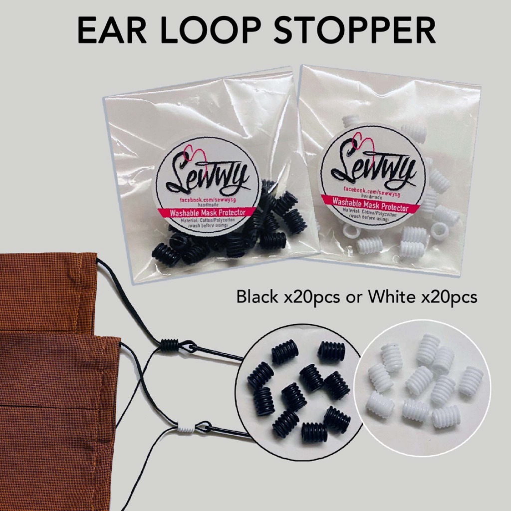 Sewwy | Rubber | Ear Loop Stopper | Reusable Washable Surgical Mask ...