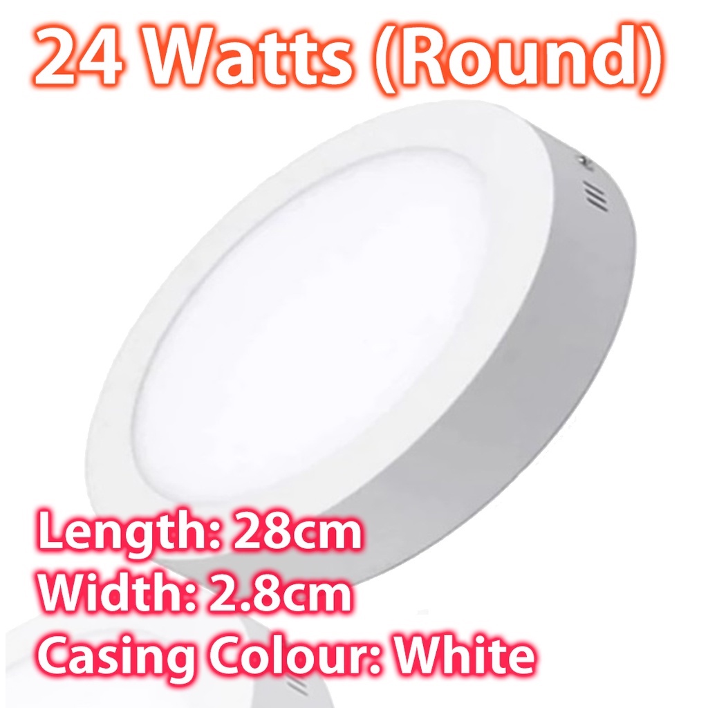 💥Newest Surface Mounted Led Panel Light 6w 12w 18w Round Square LED Ceiling Spot Light LED Panel ...