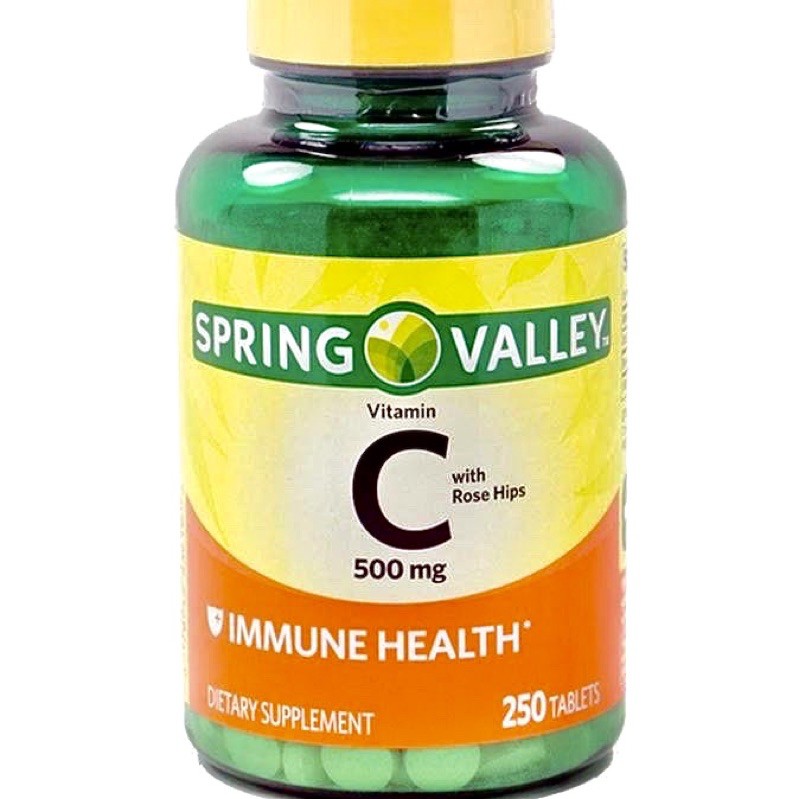 Spring VALLEY VITAMIN C 500mg (250 tablets) | Shopee Singapore