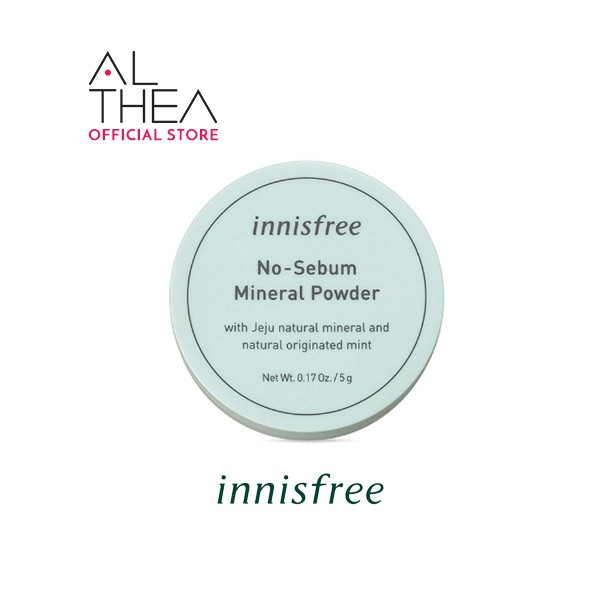 INNISFREE No-Sebum Mineral Powder Loose Powder (5g) | Shopee Singapore