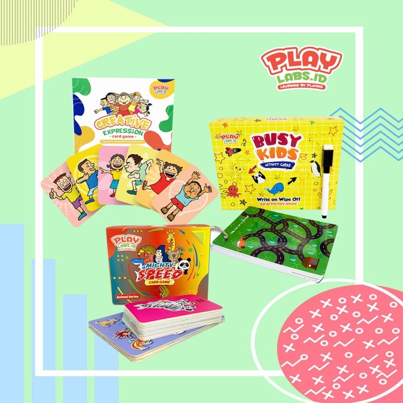 PLAYLABS CREATIVE EXPRESSION CARD GAME/CHILDREN'S EDUCATIONAL TOYS/ED ...