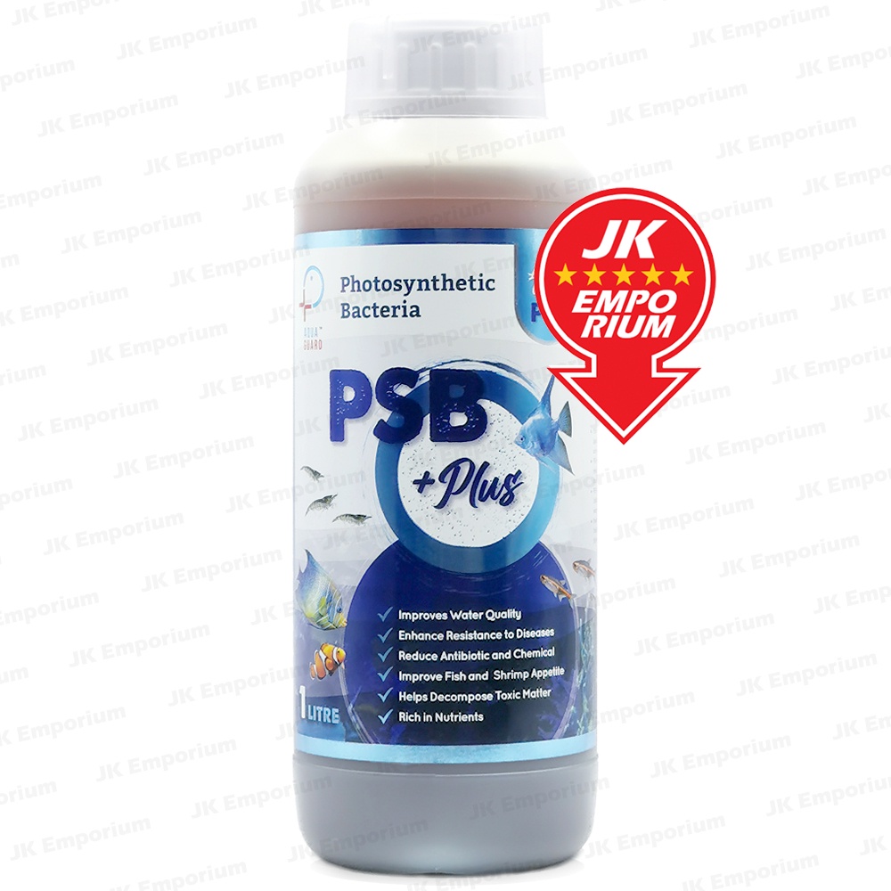 Aqua Guard PSB +Plus Beneficial Photosynthetic Nitrifying Bacteria BB Akuarium Fish Tank Bio ...