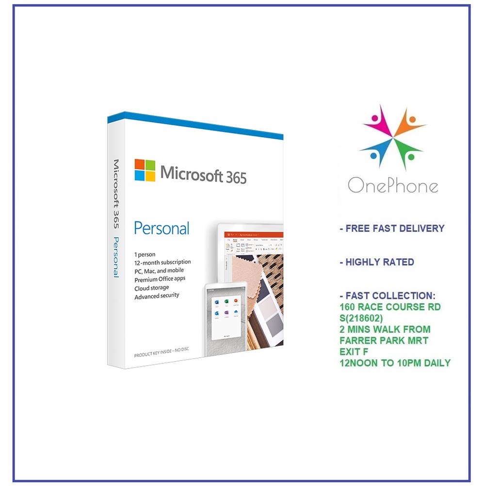 Microsoft 365 Personal (12-month subscription) | Shopee Singapore