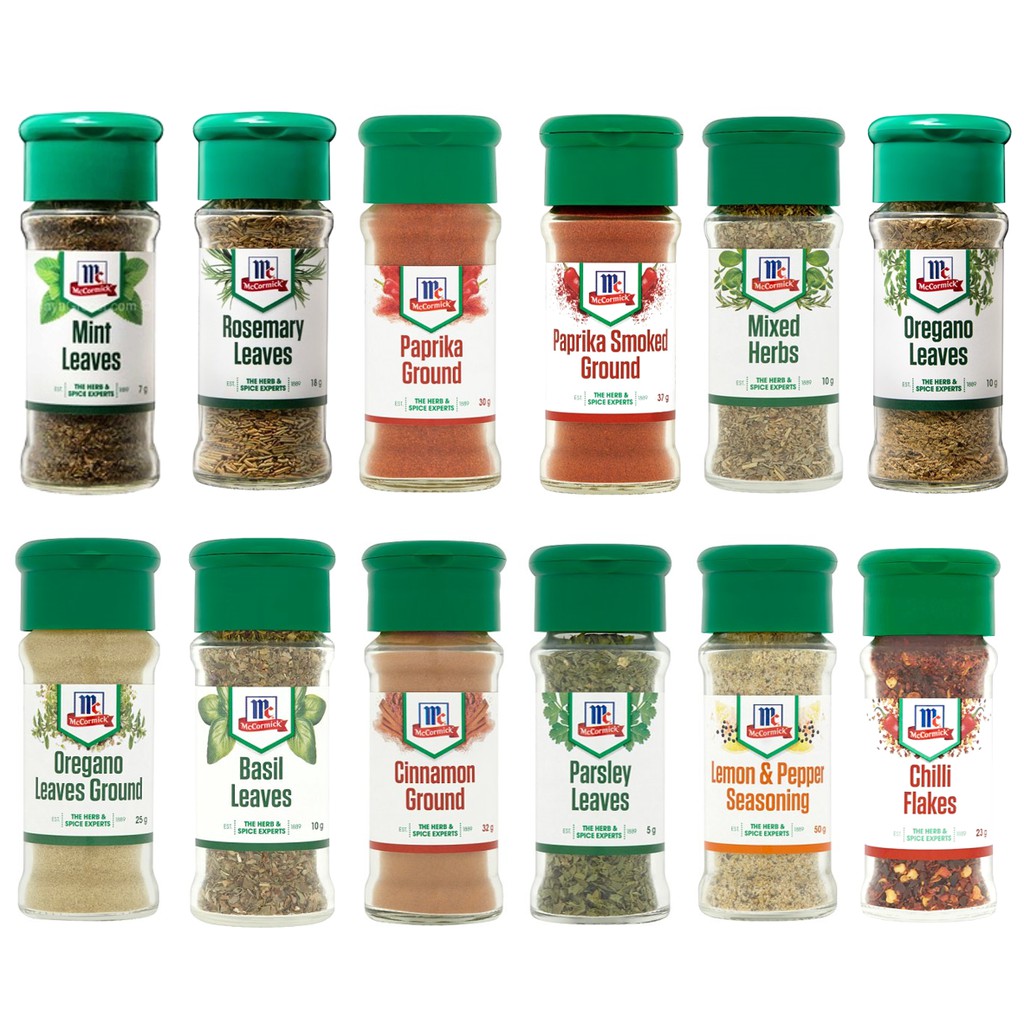 McCormick Herbs Spices cajun/bay leave/parsley/oregano/paprika/rosmary ...