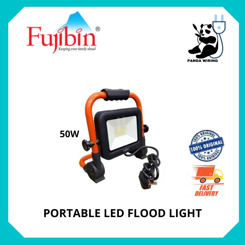 Fujibin FB-PFL-50W LED Portable Worklight W/1.5Mtr Wire Plug (Daylight ...