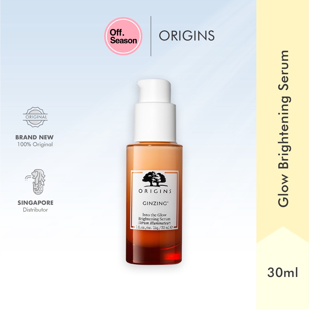 Origins Ginzing Into The Glow Brightening Serum - 30ml | Shopee Singapore
