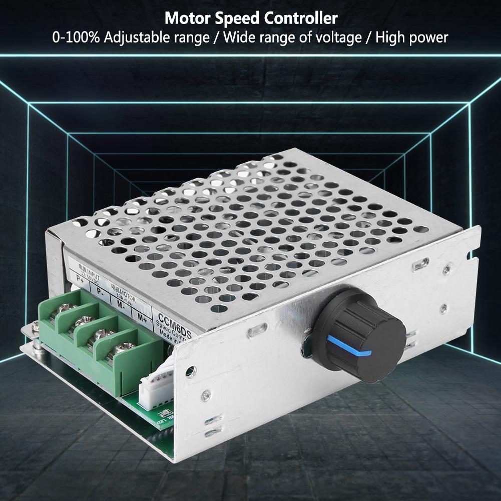 DC 12-50V 30A 1500W Motor Speed Controller Adjustable PWM Regulator ...