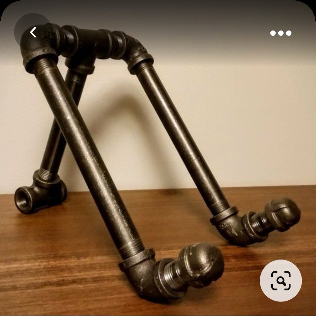 Industrial Galvanized Iron PIpe Creatif Loft Style Holder Stand ...