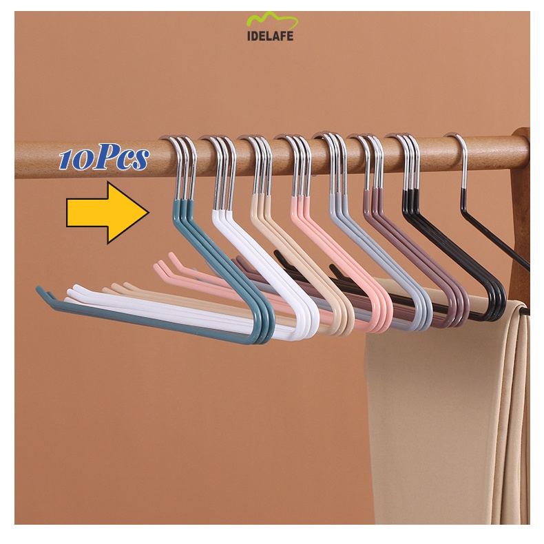 Idelafe 10pcs Z Shaped Pants Rack Home Wardrobe Storage Artifact Pants ...
