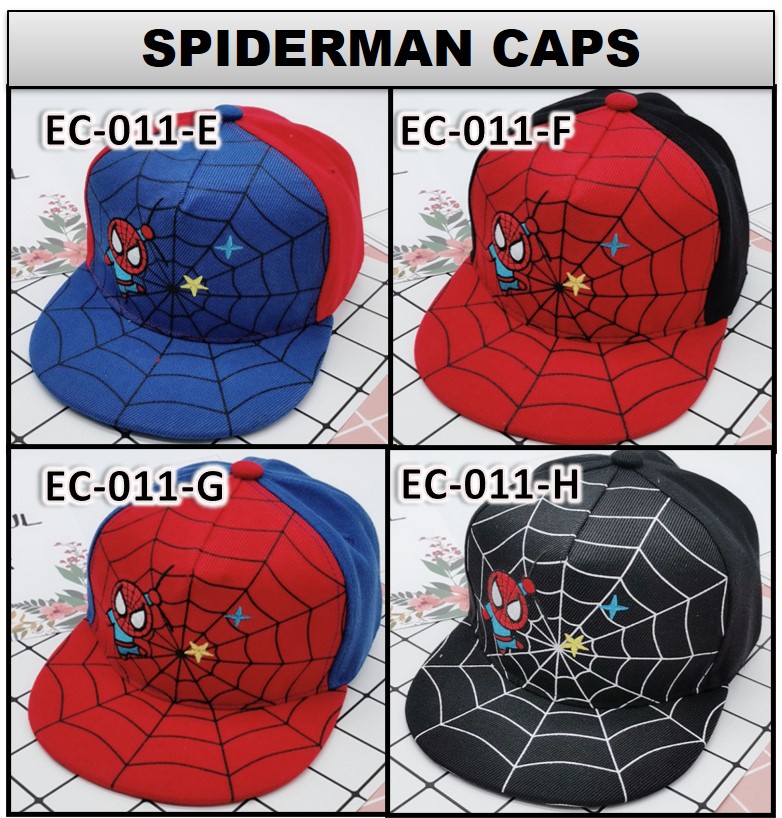 [SG READY STOCK] Children Cartoon Kids Spiderman Cap Embroidered Caps ...