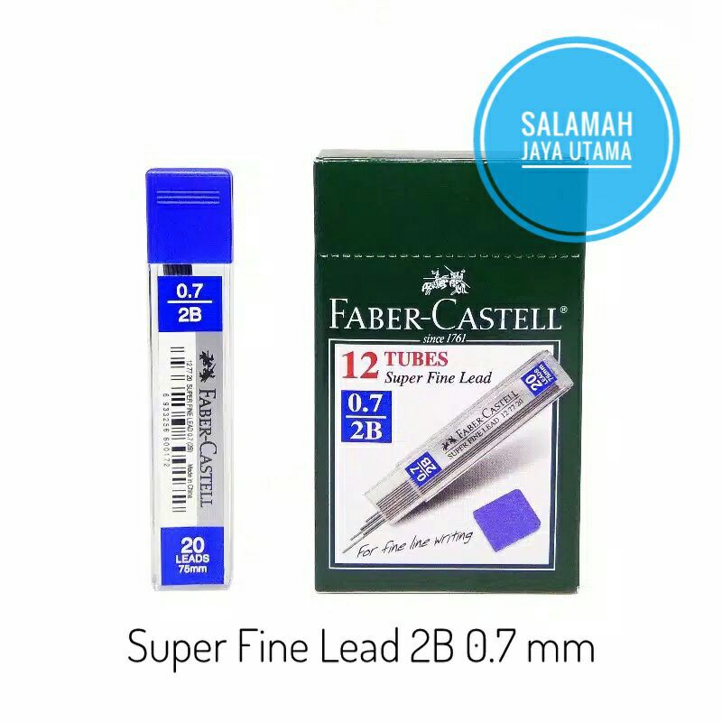 Lead Superfine 2B 0.7mm/fill Mechanical Pencil 0.7 2B Faber Castell ...