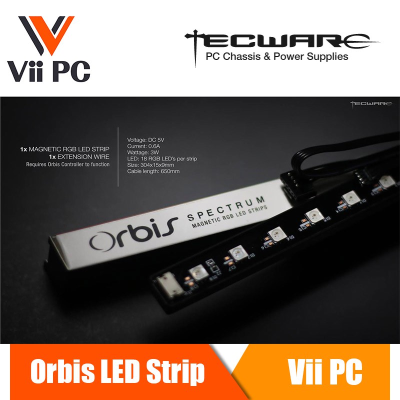 Tecware Orbis Single LED Strip [Requires Orbis Controller] | Shopee ...