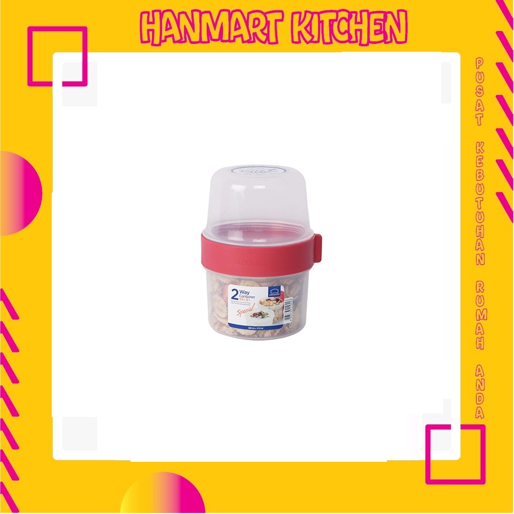 Toples LLS221 - Two Way Container 360ml 310ml (Red) Lock & Lock ...