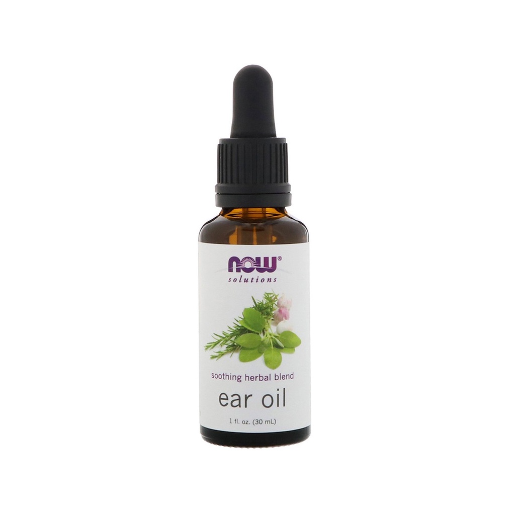 NOW Solutions, Ear Oil, Soothing Herbal Blend, Great on Mild Discomfort ...