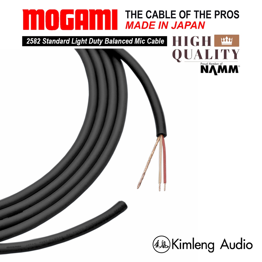 Mogami 2582 With 6 Colors Economical Microphone Cable Signal Balanced ...