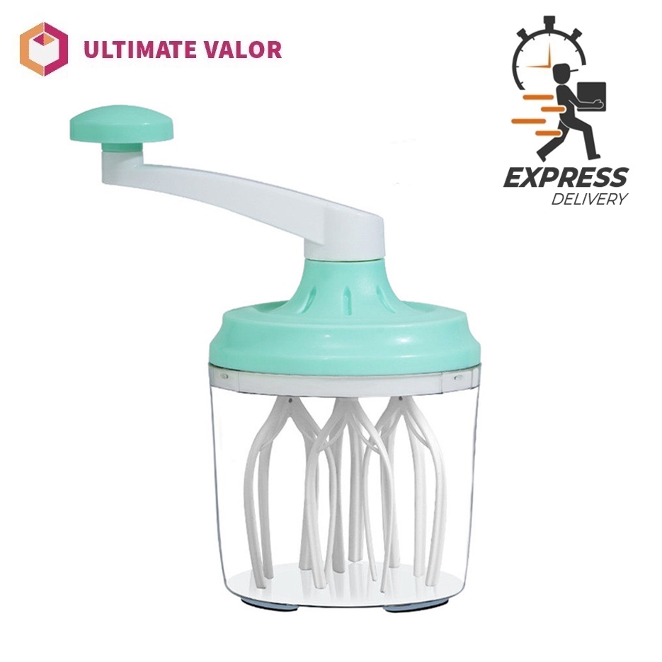 [SG Seller] Hand-cranked Cream Whisk Egg Beater Blender Cream Foam ...