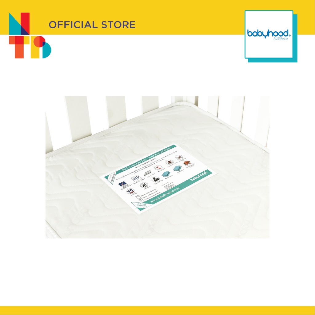 Babyhood My First Innerspring - 1200x600mm (Fold N Go Cot) | Shopee ...