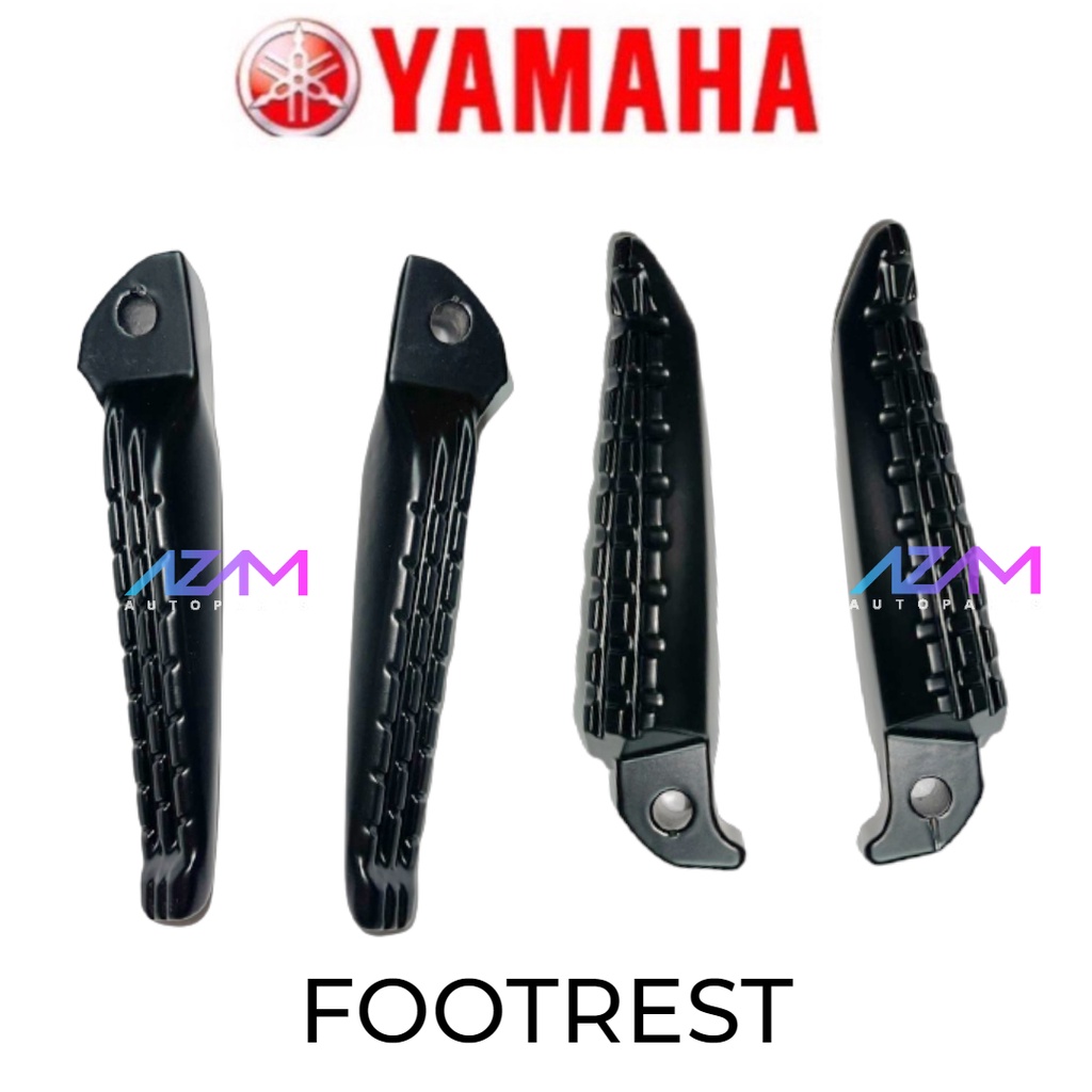 NVX 155 V1 / NVX V2 / NMAX V1 / NMAX V2 / XMAX REAR FOOTREST SILVER AND ...