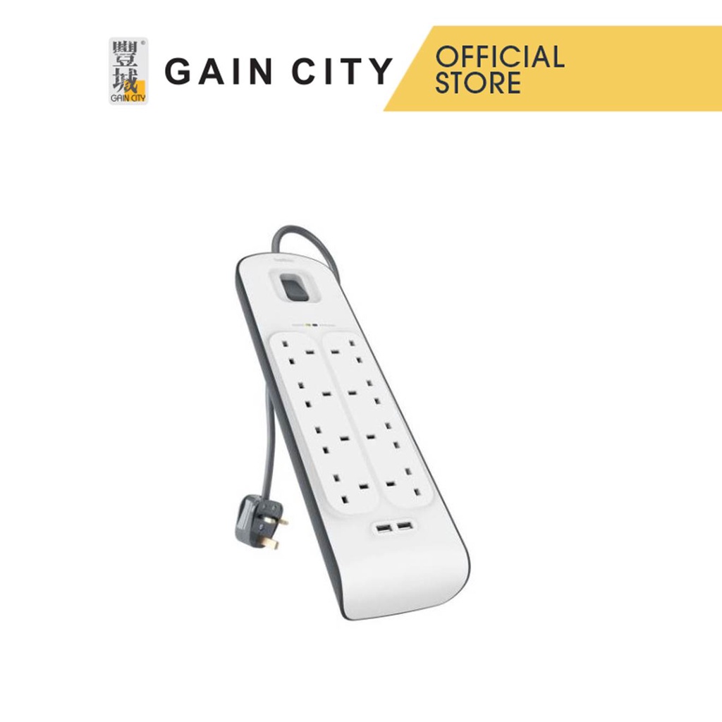 Belkin Extension Socket 8port Bsv804sa2m | Shopee Singapore