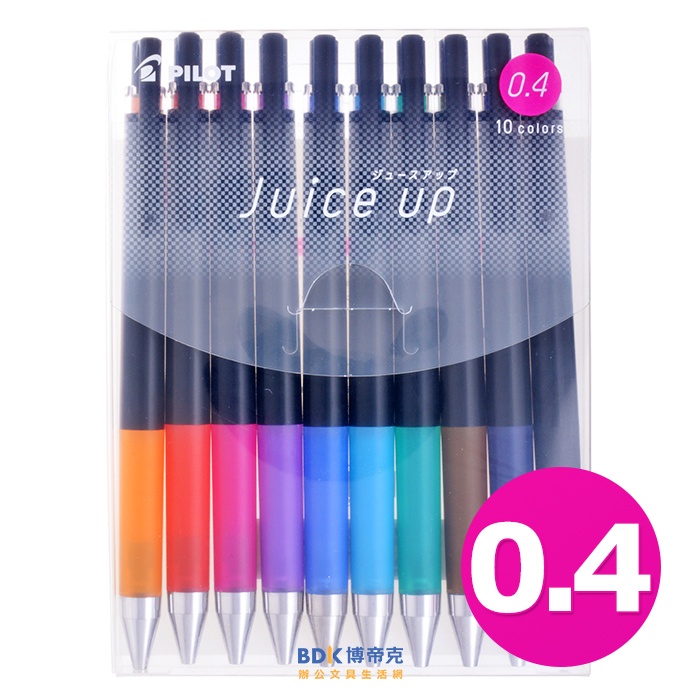 PILOT Stationery Super Juice Pen up 0.4mm LJP200S4-10C 10 Color Set ...