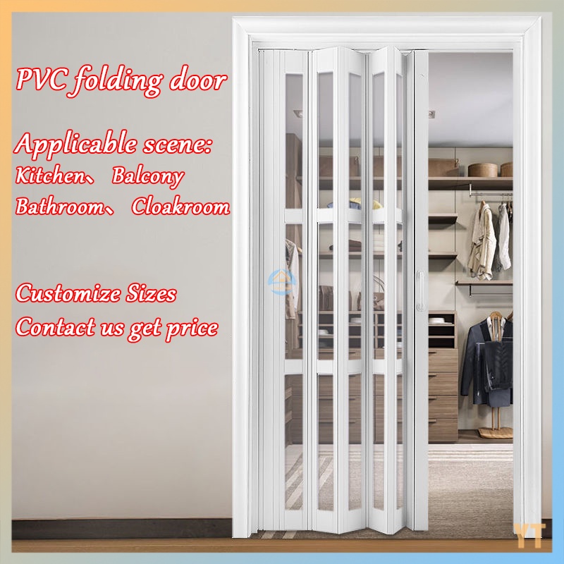 PVC Folding Sliding Door (Customized Size-Contact Our Price) Partition ...