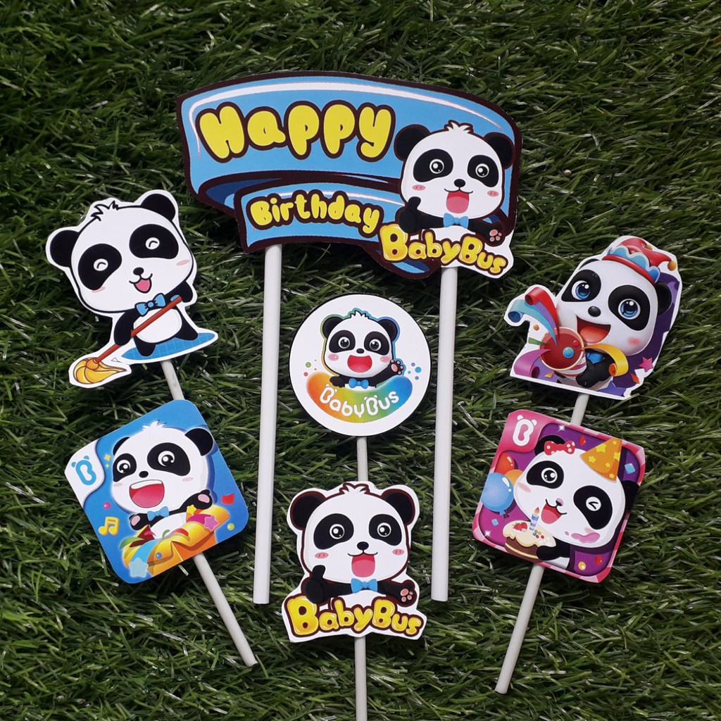 Birthday cake topper topper cake Character BABY BUS babybus BABY BUS ...