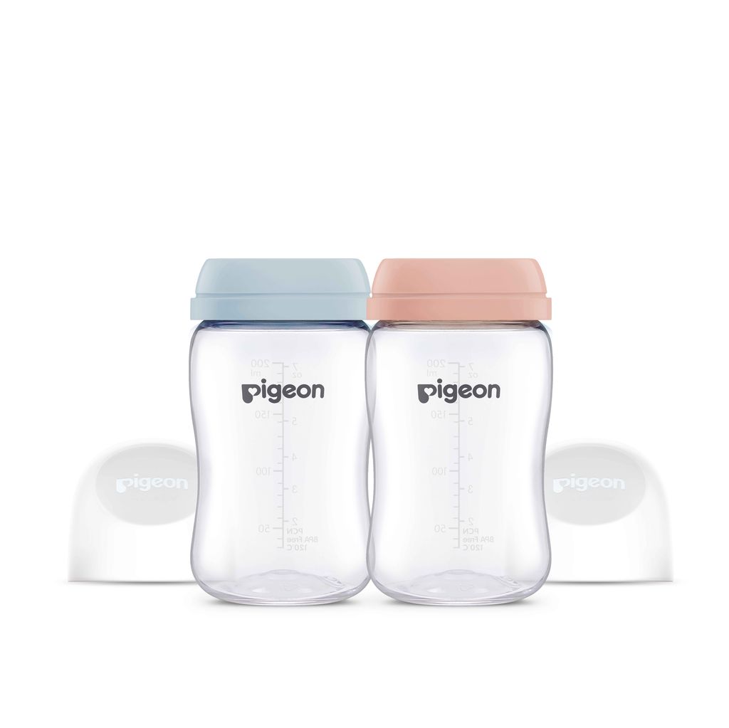 Pigeon Softouch Nursing Bottle Without Nipple T-Ester 200ml Twin Pack | Shopee Singapore