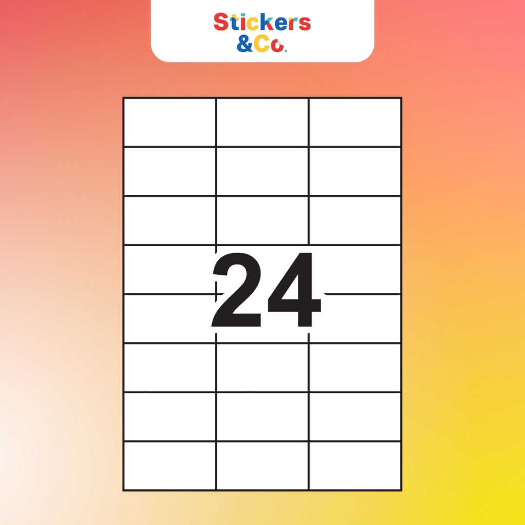 [SG] Matte A4 Blank Sticker Label for Address, Packaging & Shipping ...