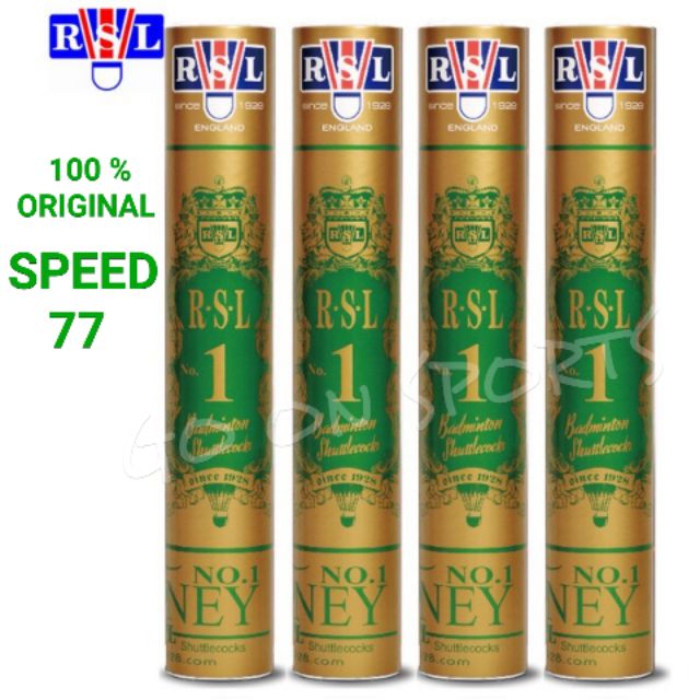 RSL SHUTTLECOCK GOLD NO:1 ( Bubble Wrapping ) | Shopee Singapore