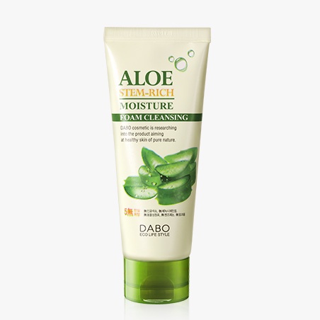 Dabo Aloe stem-rich Moisture Foam Cleansing 100ml | Shopee Singapore