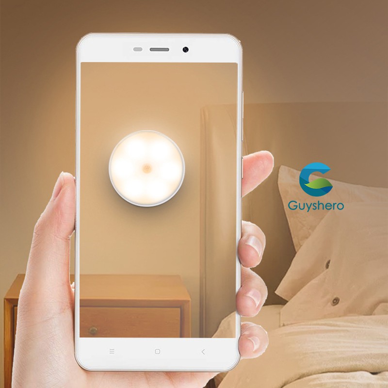 Sensor Night Light USB Rechargeable Wireless Body Induction Lamp Motion ...