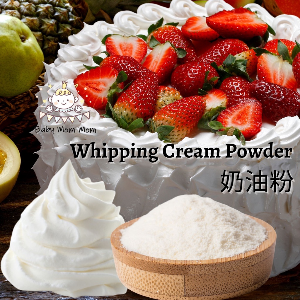 Whipping Cream Powder (Less Sugar Less Sweet) | Whipped Topping Cream ...