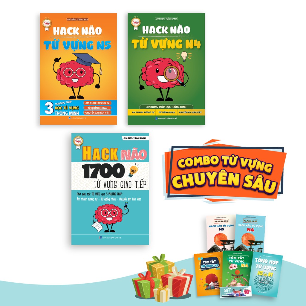 Japanese Book - N5 Vocabulary Brain Hack Combo + N4 Vocabulary Brain Hack + Japanese Vocabulary ...