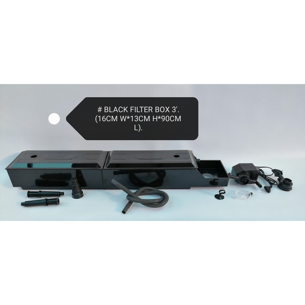 Dophin Aquarium Top Filter Box [P1008] 35" x 5" x 6'' (XL) | Shopee ...