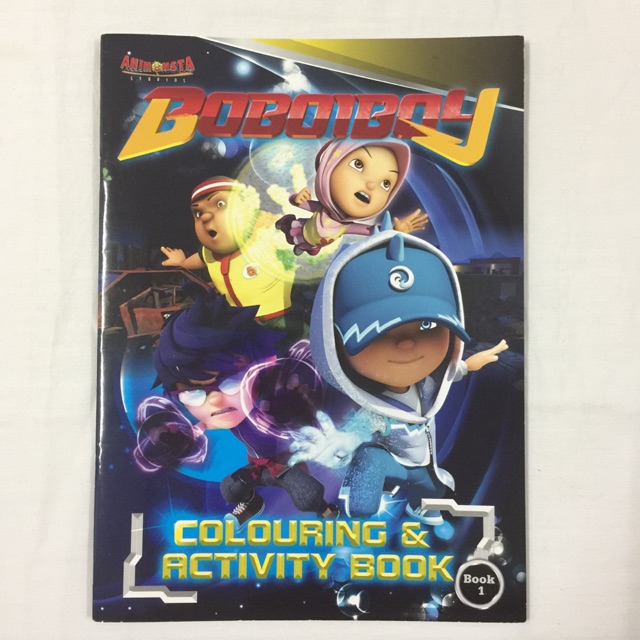 Colouring & Activity Book Boboi Boy @ Buku Mewarna | Shopee Singapore